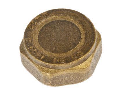 22mm Brass Fitting Cap (Threaded) – Rob Pond Ltd